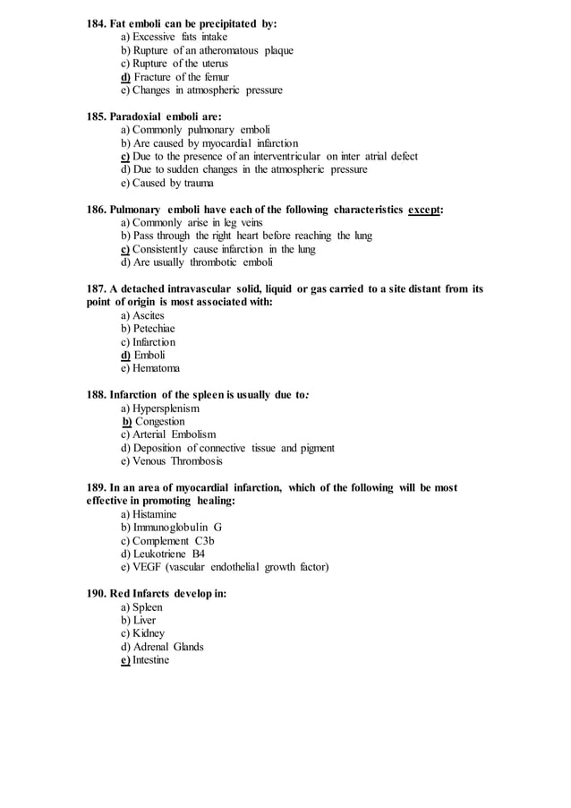 Pathology mcq | DOCX | Blood Disorders | Diseases and Conditions