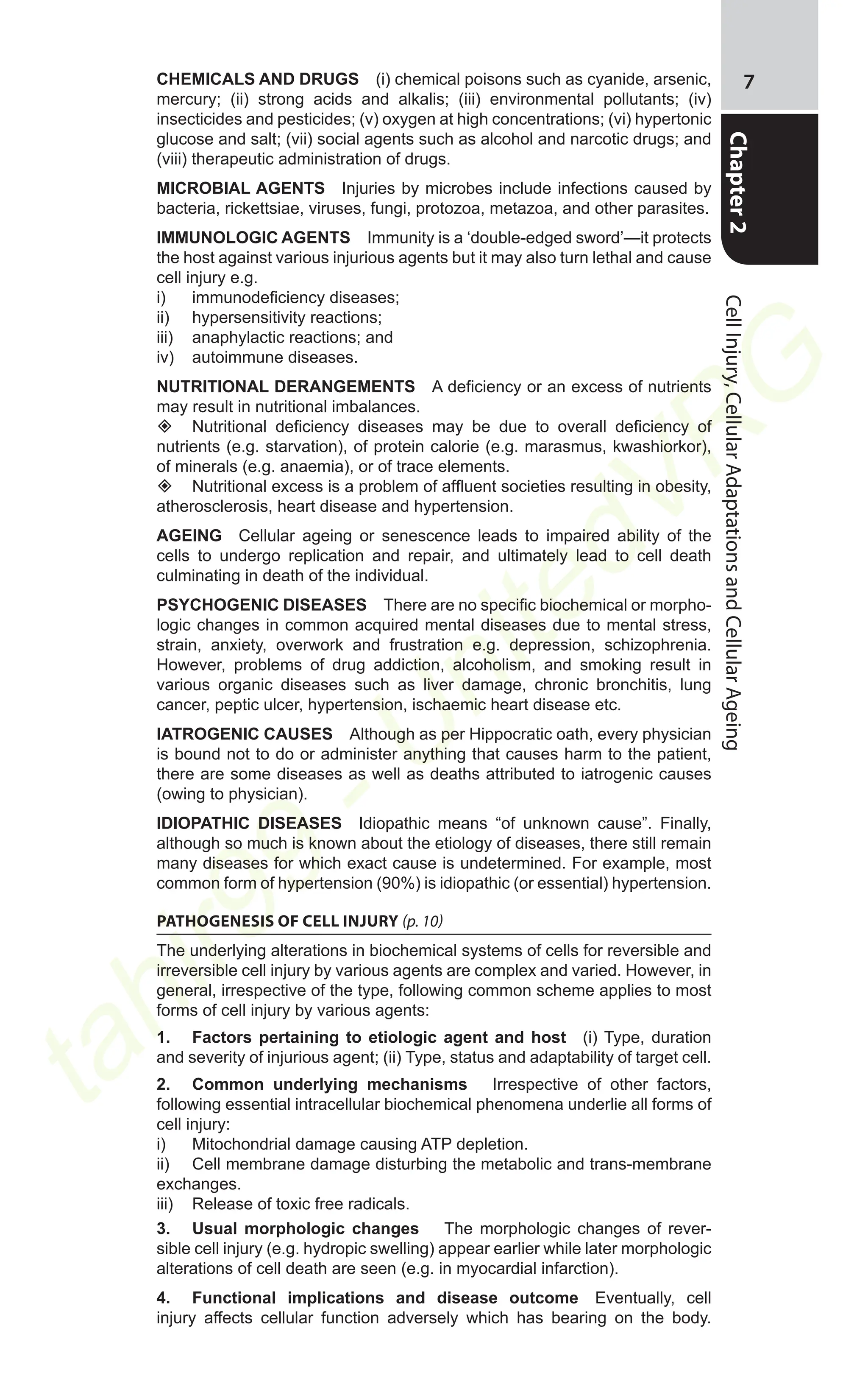 pathology MCQS introduction to pathology general pathology | PDF