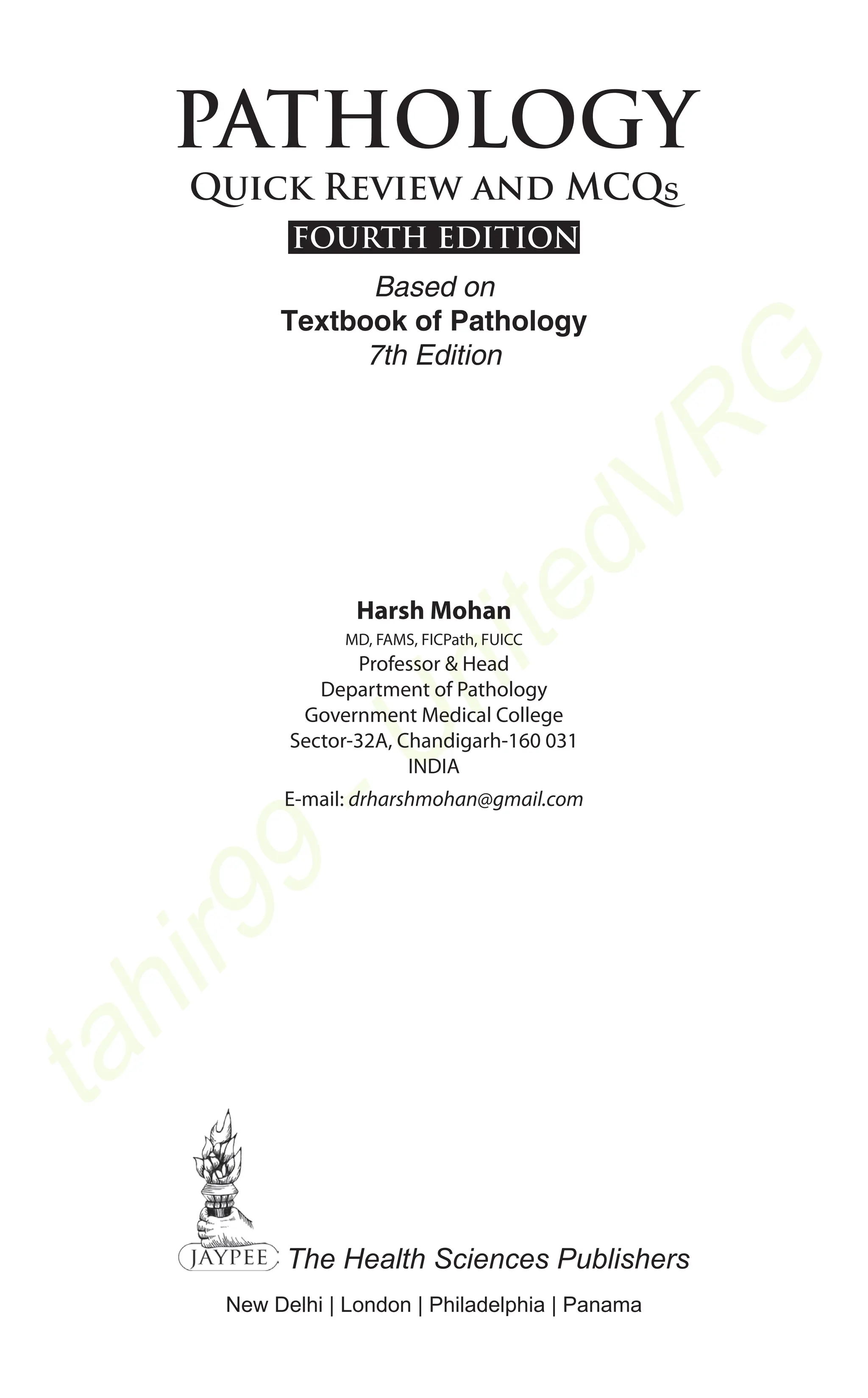 pathology MCQS introduction to pathology general pathology | PDF