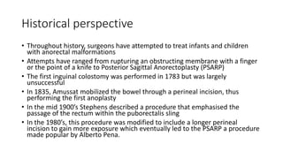 Pathology of Anorectal Malformations edited.pptx | Digestive Disorders ...