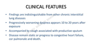 Pathology of asbestos related diseases | PPTX
