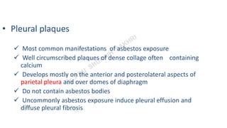 Pathology of asbestos related diseases | PPTX