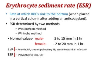 Pathology of blood and urine | PPTX