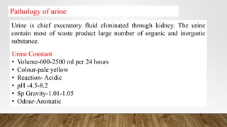 Pathology of Blood And urine & its Significance | PPTX