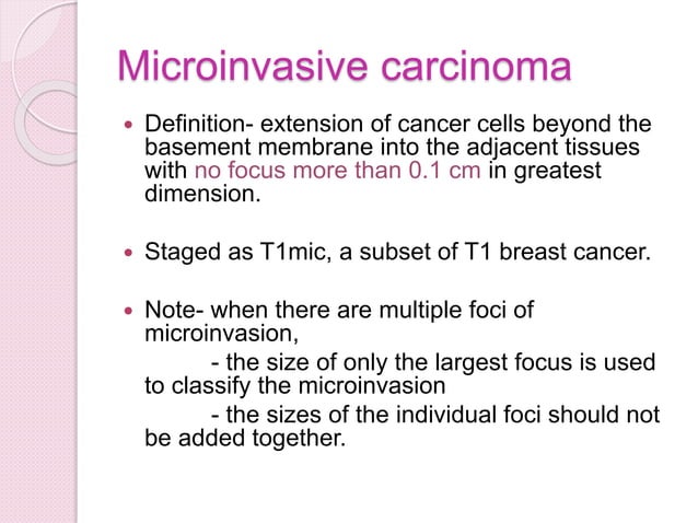 Pathology of carcinoma breast | PPTX | Skin and Dermatology | Diseases ...