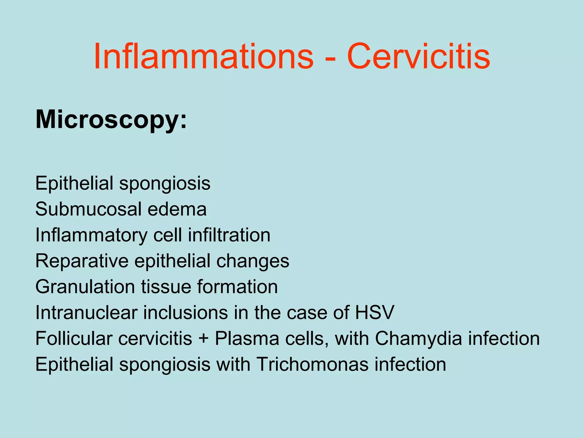 Pathology of cervix | PPT