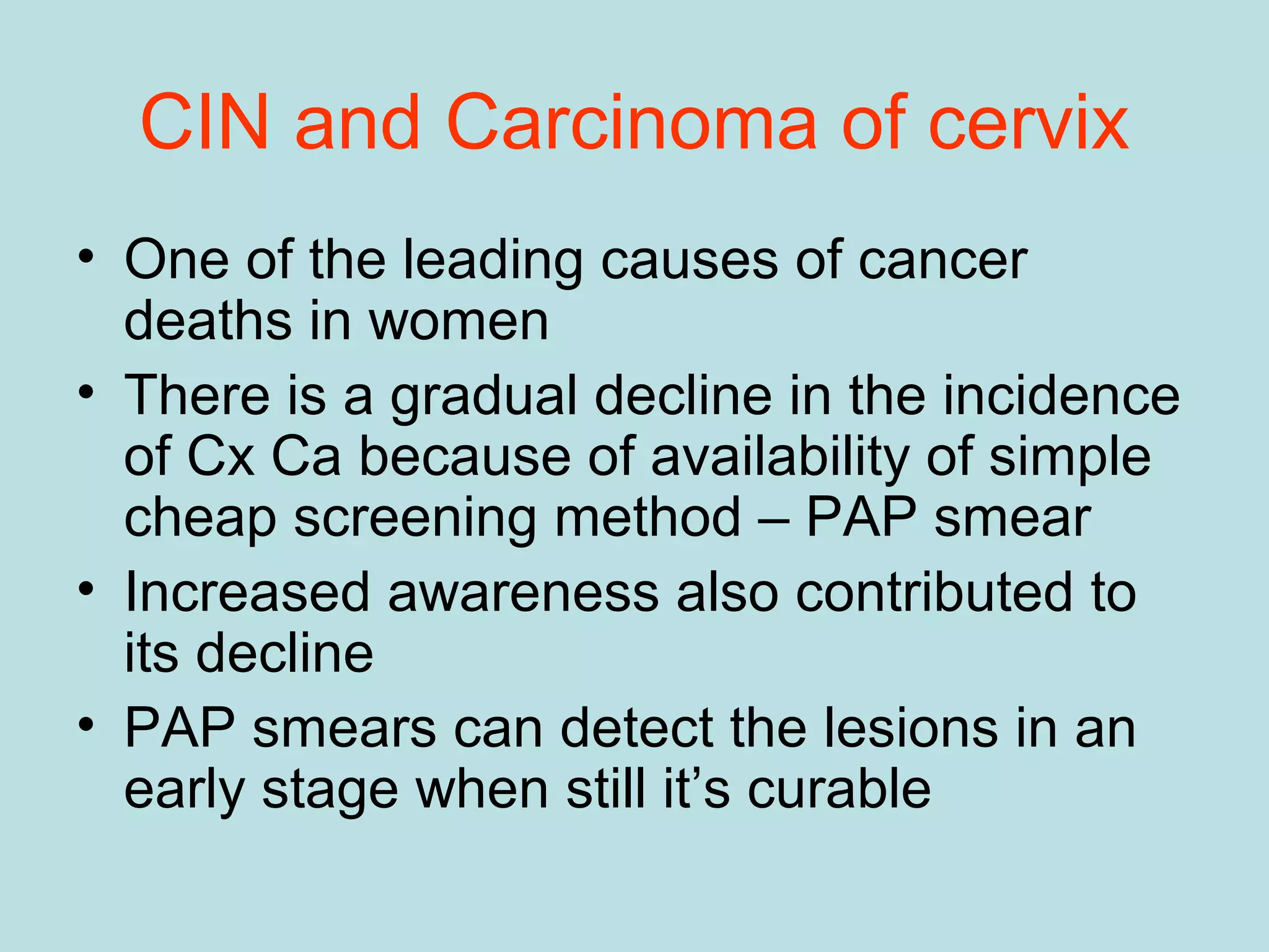 Pathology of cervix | PPT
