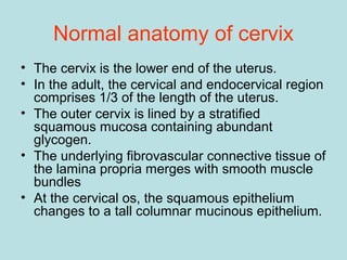 Pathology of cervix | PPT