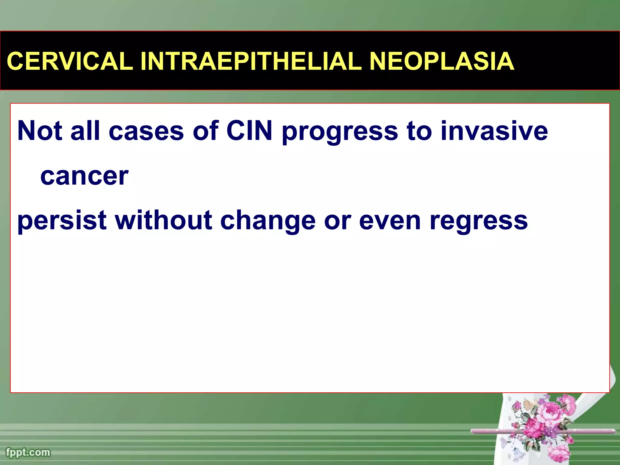 Pathology of cervix &uterus | PPTX