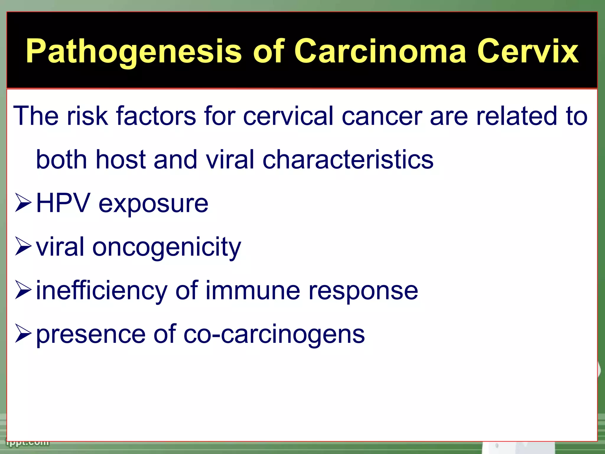 Pathology of cervix &uterus | PPTX