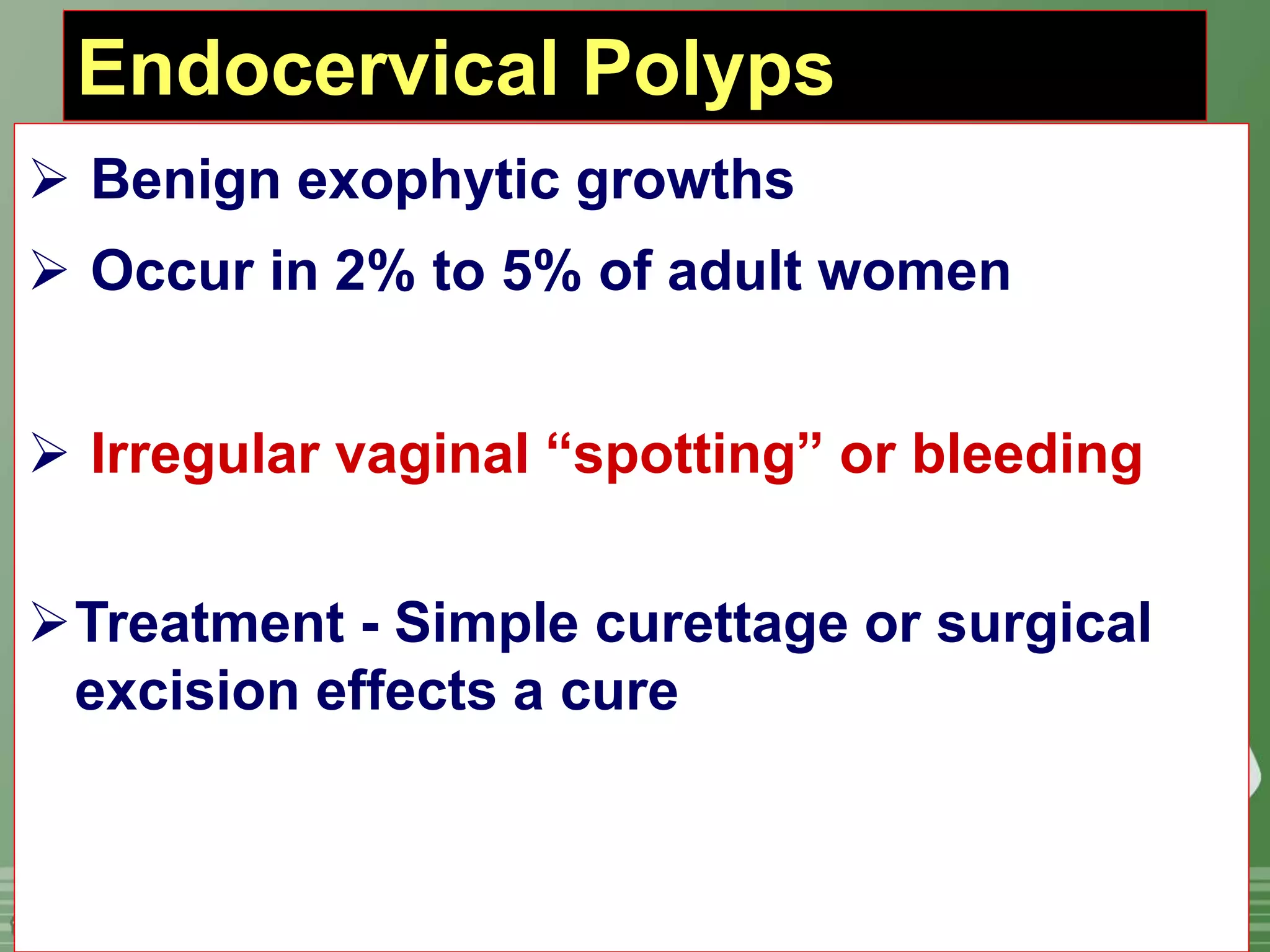 Pathology Of Cervix Anduterus Ppt