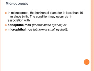 Pathology of cornea 2 | PPT