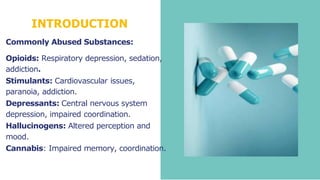 the Pathology of Drug Abuse biochemistry | PPTX