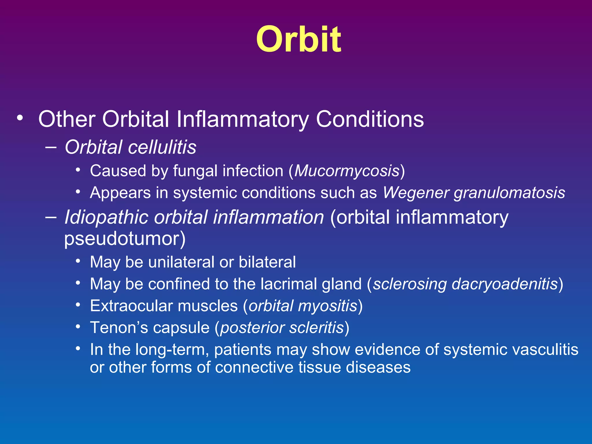 Pathology of eye i-2013-final | PPT