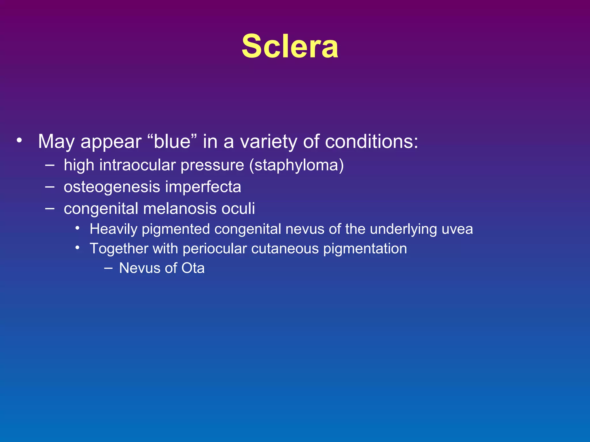 Pathology of eye i-2013-final | PPT
