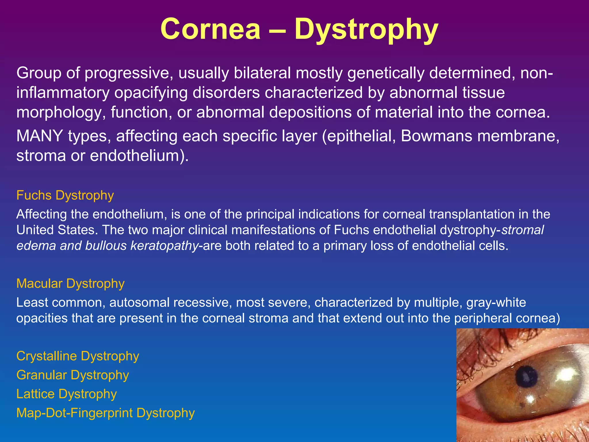 Pathology of eye i-2013-final | PPT