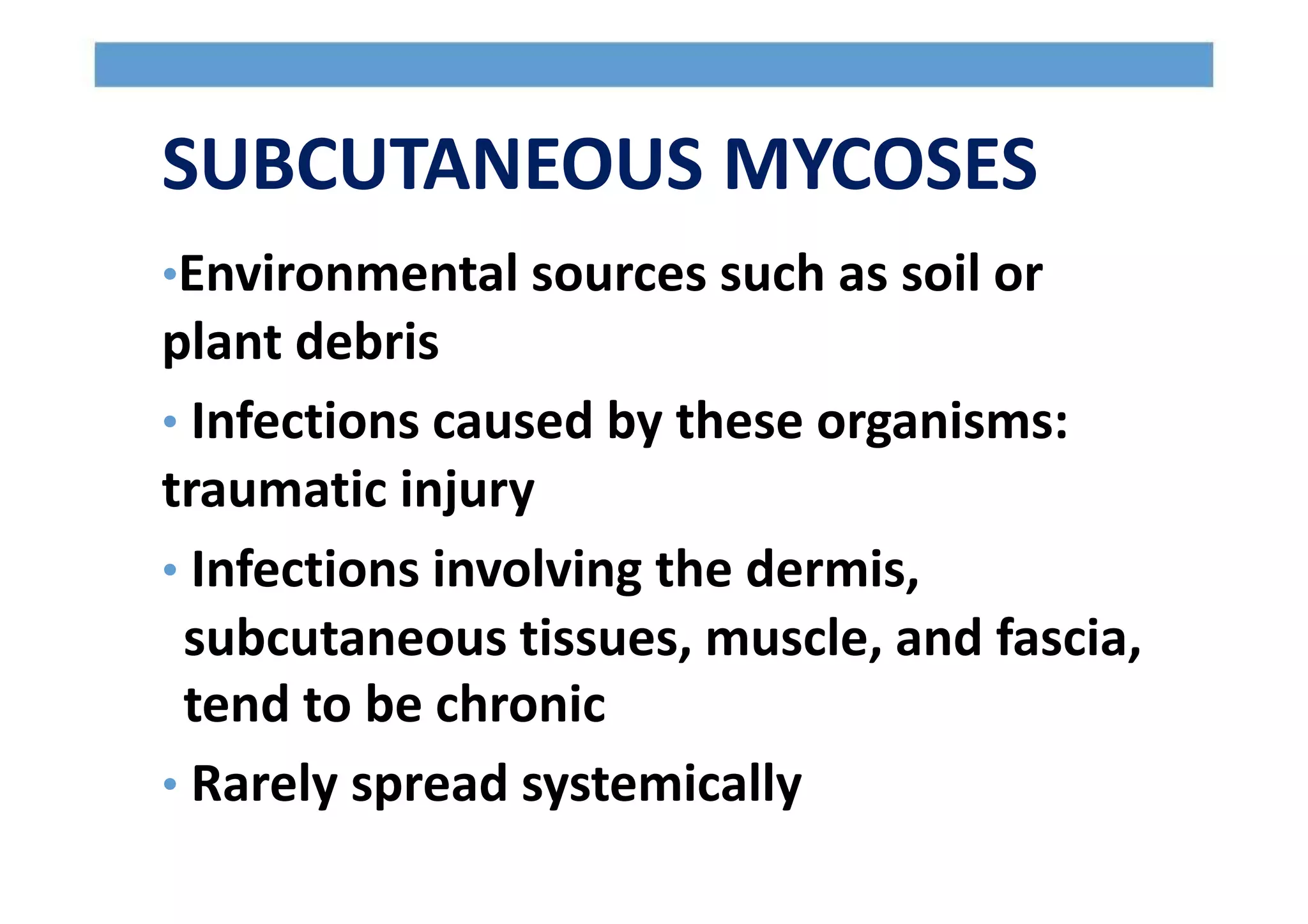 Pathology of fungal infection | PPTX