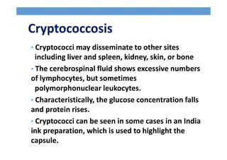 Pathology of fungal infection | PPTX