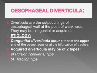 PATHOLOGY OF GASTROINTESTINAL TRACT( Oesophagus).pptx