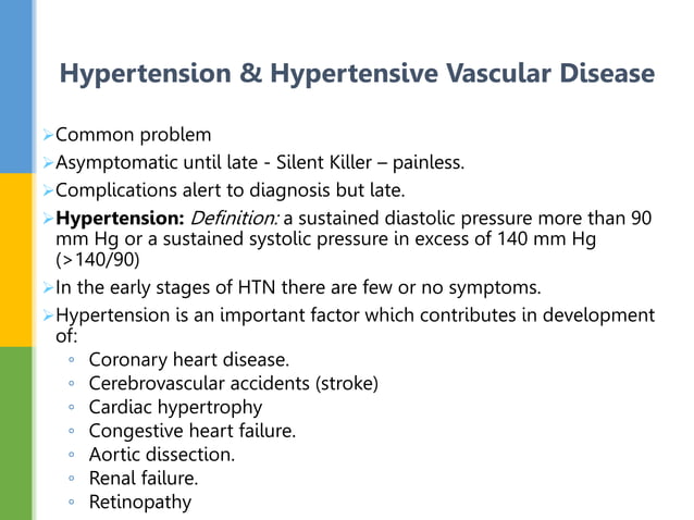 PATHOLOGY OF HYPERTENSION .ppt | Endocrine and Metabolic Diseases ...