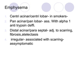 Pathology of lung | PPT