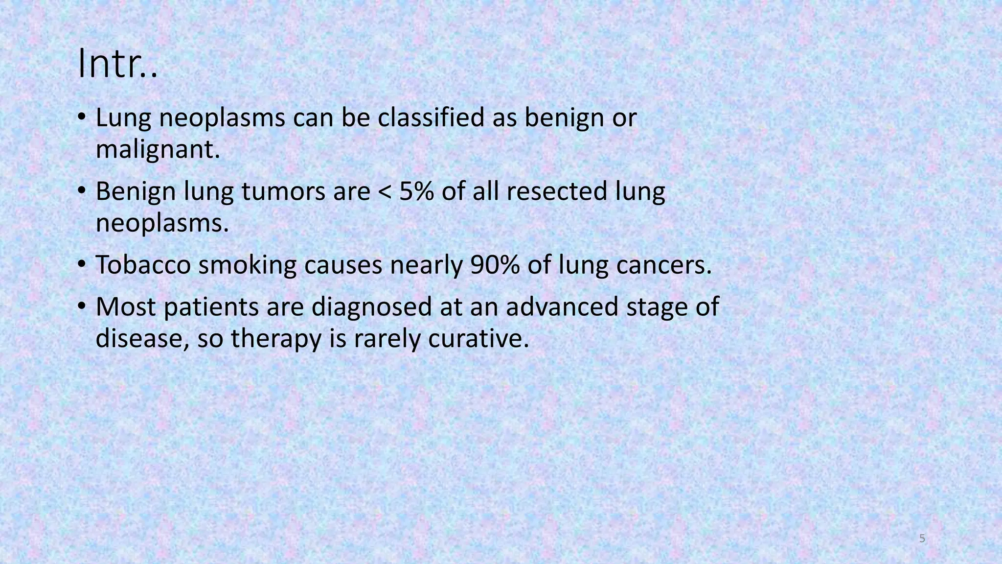 Pathology of Lung Neoplasm seminar Y12HMC.pptx