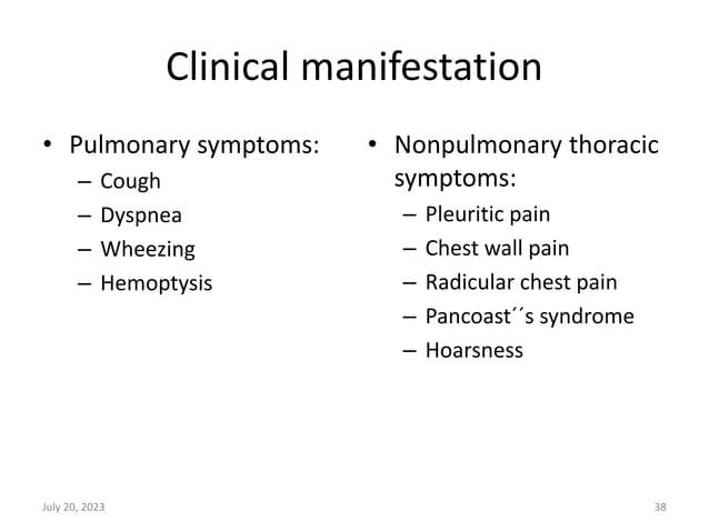 Pathology Of Lung Tumorspptx