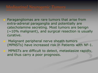 Pathology of mediastinal masses | PDF