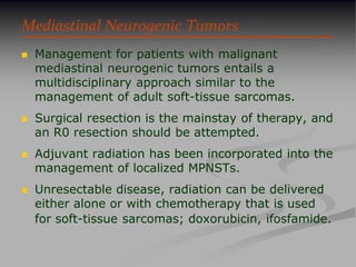 Pathology of mediastinal masses | PDF