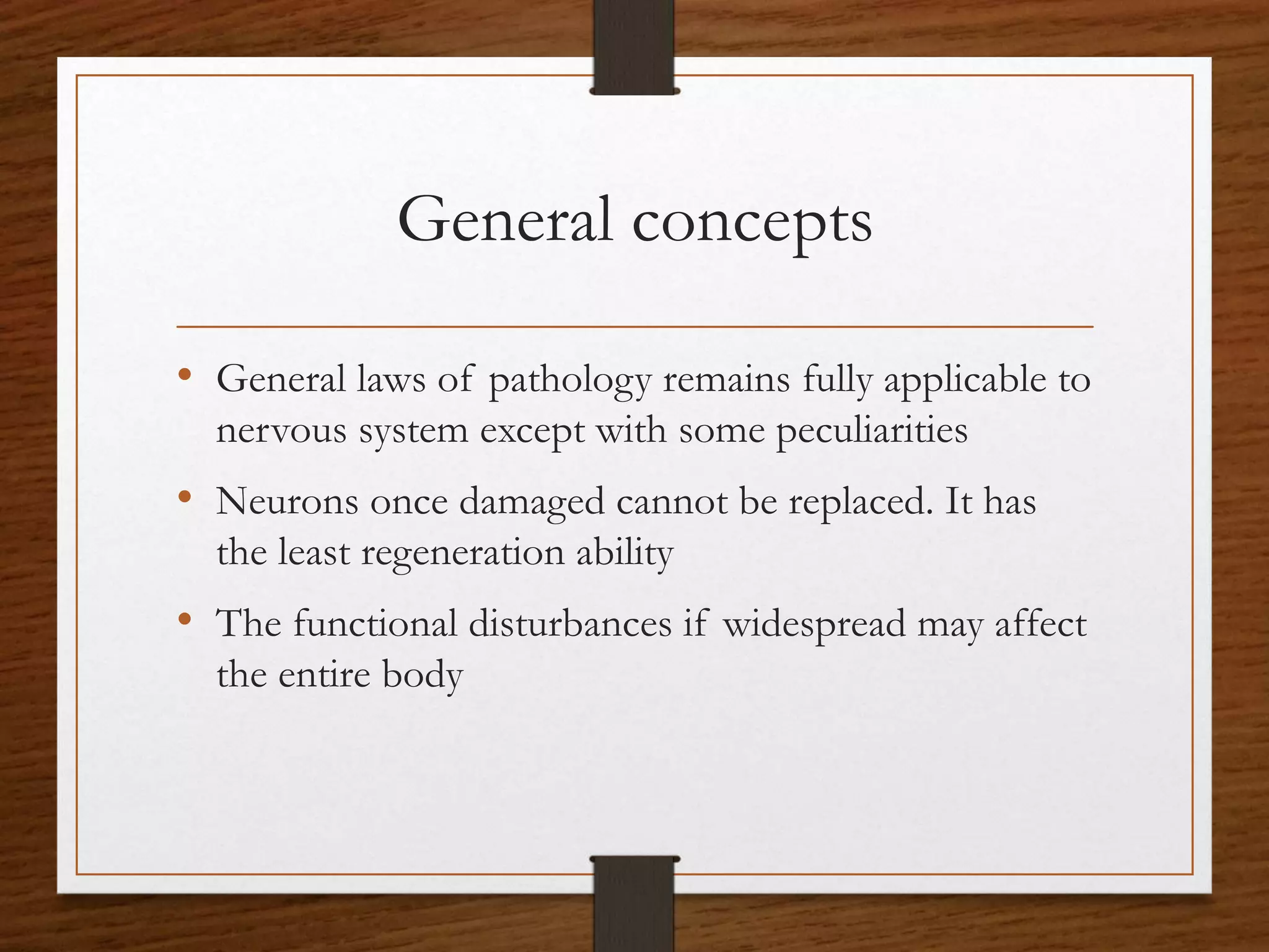 Pathology of nervous system | PPTX