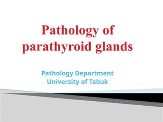 pathology of parathyroid.pptxcase presentation | PPTX