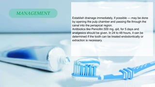 Pathology of pulp and its sequels | PPTX