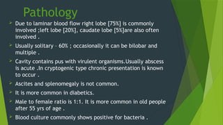PATHOLOGY OF PYOGENIC AND AMOEBIC LIVER ABSCESS.pptx