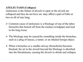 Pathology of respiratory system | PDF