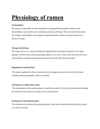 pathology of rumen -- Fahad.docx