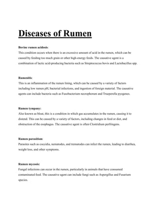 pathology of rumen -- Fahad.docx
