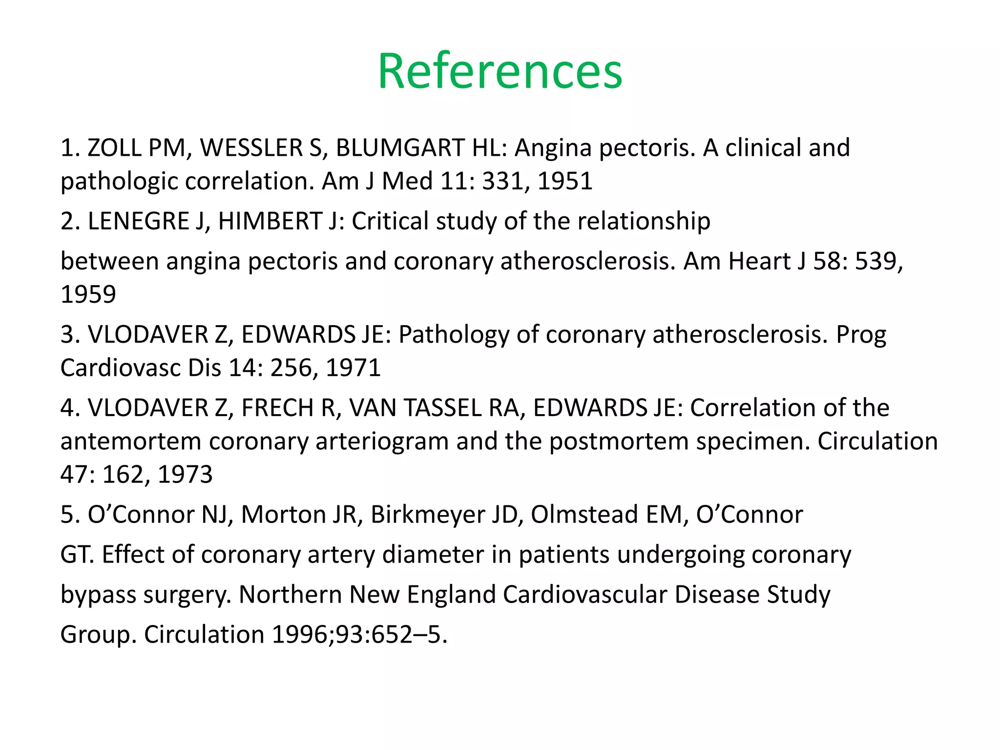 Pathology of stable and unstable angina pectoris | PPTX