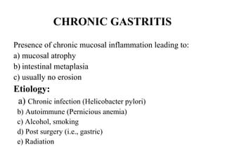 Pathology of stomach | PPT