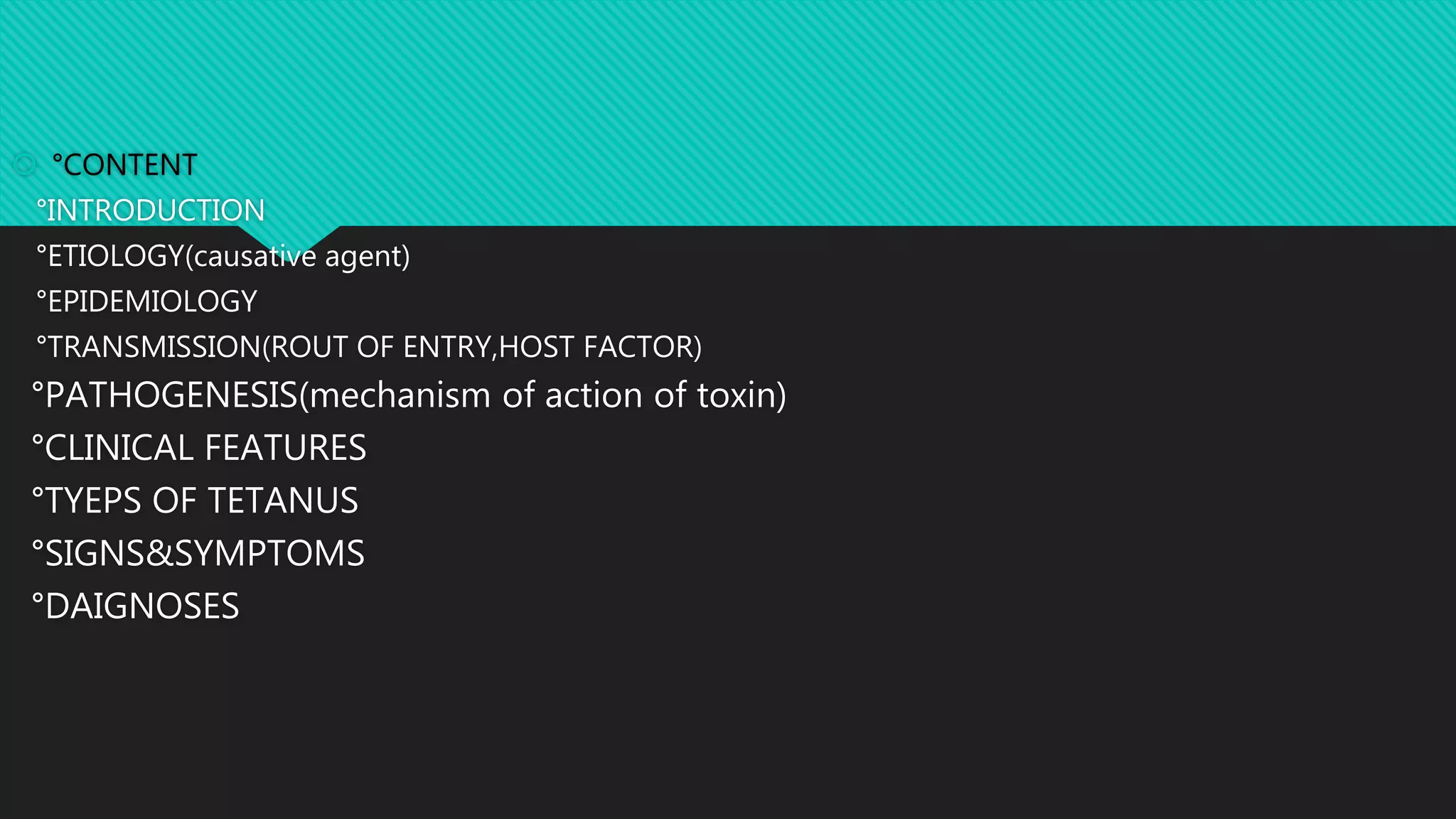 Pathology of tetanus by muhammad arham | PPT