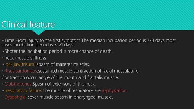Pathology of tetanus by muhammad arham | PPT
