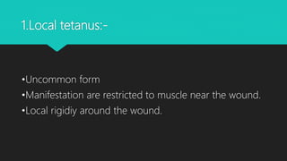 Pathology of tetanus by muhammad arham | PPT