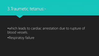 Pathology of tetanus by muhammad arham | PPTX