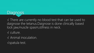 Pathology of tetanus by muhammad arham | PPT