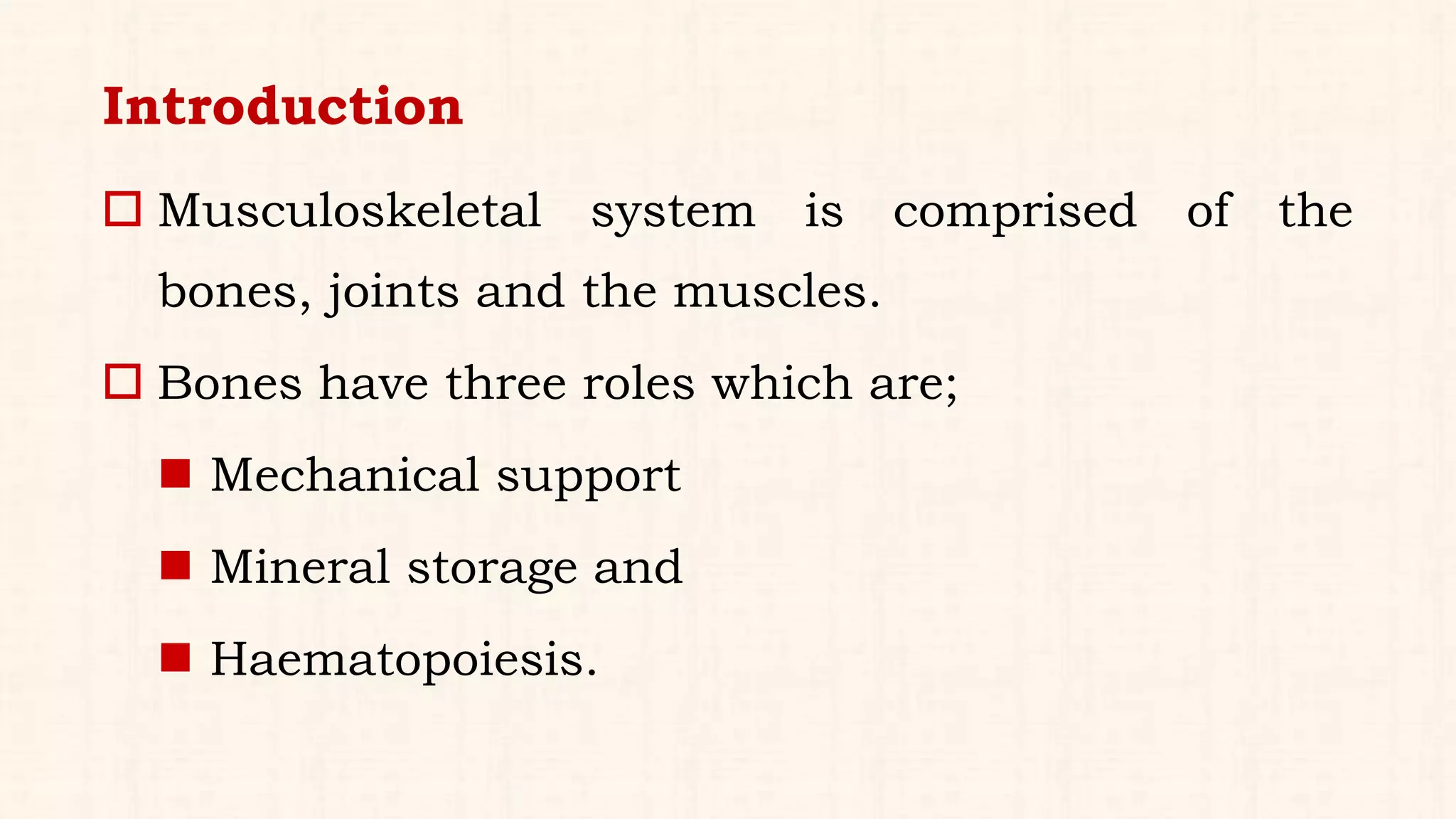 Pathology of the musculoskeletal system 2016 | PPTX