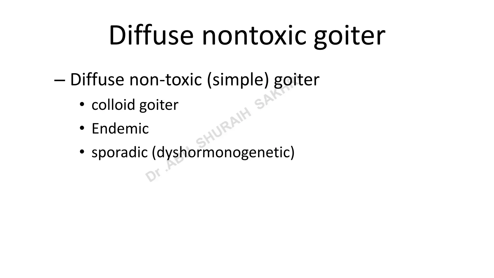 Pathophysiology of the thyroid gland | PPT