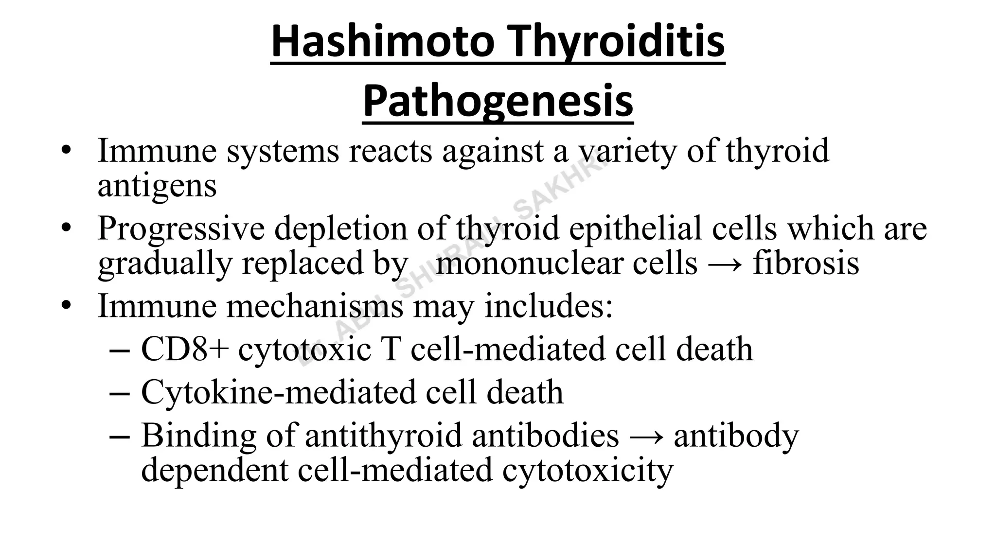 Pathophysiology of the thyroid gland | PPT