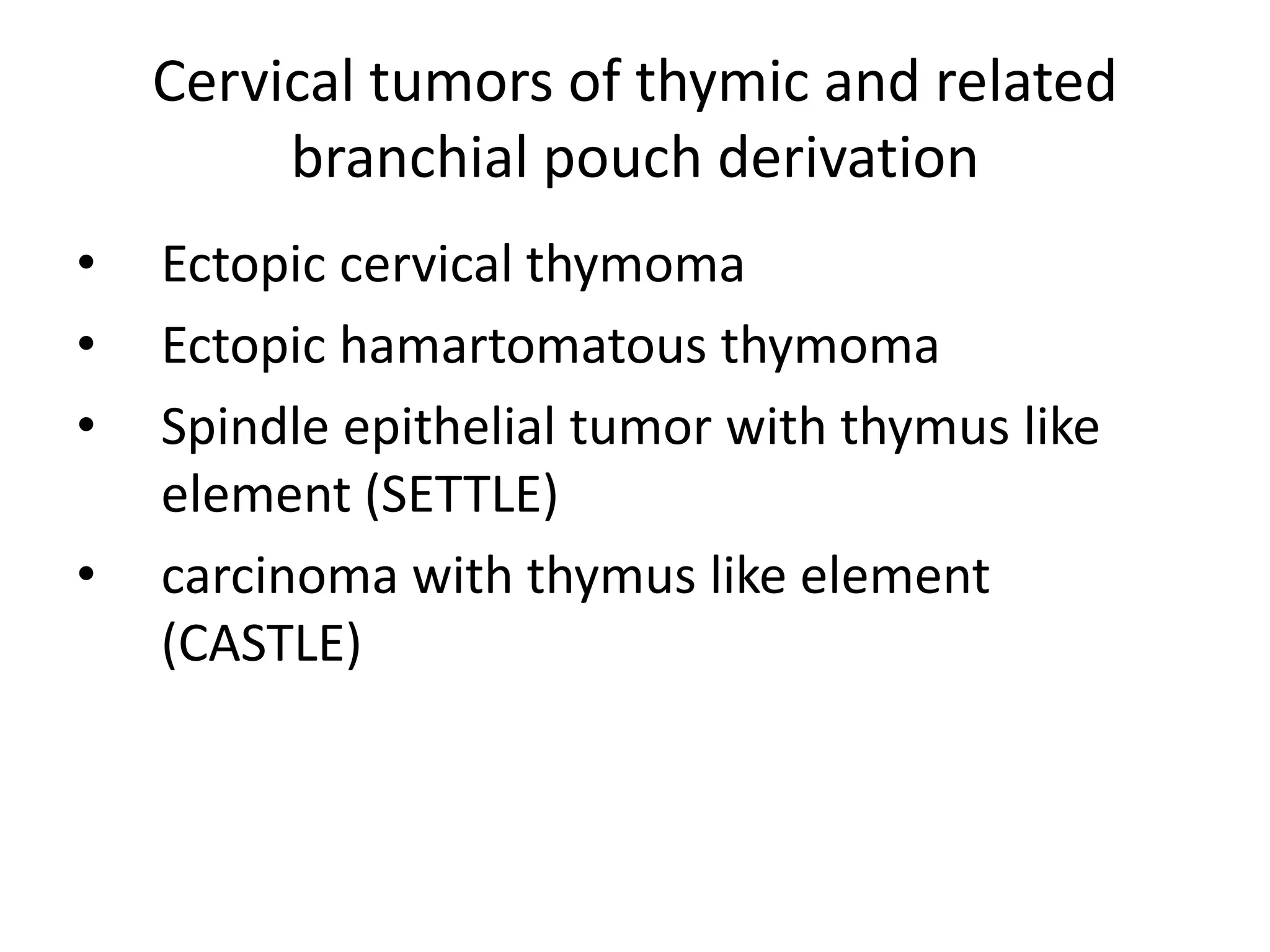 Pathology of thymus | PPTX