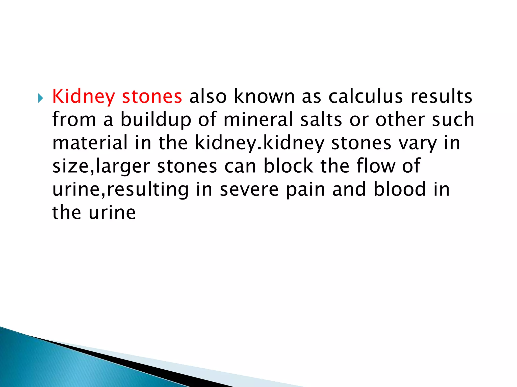 Pathology of urinary system | PPTX
