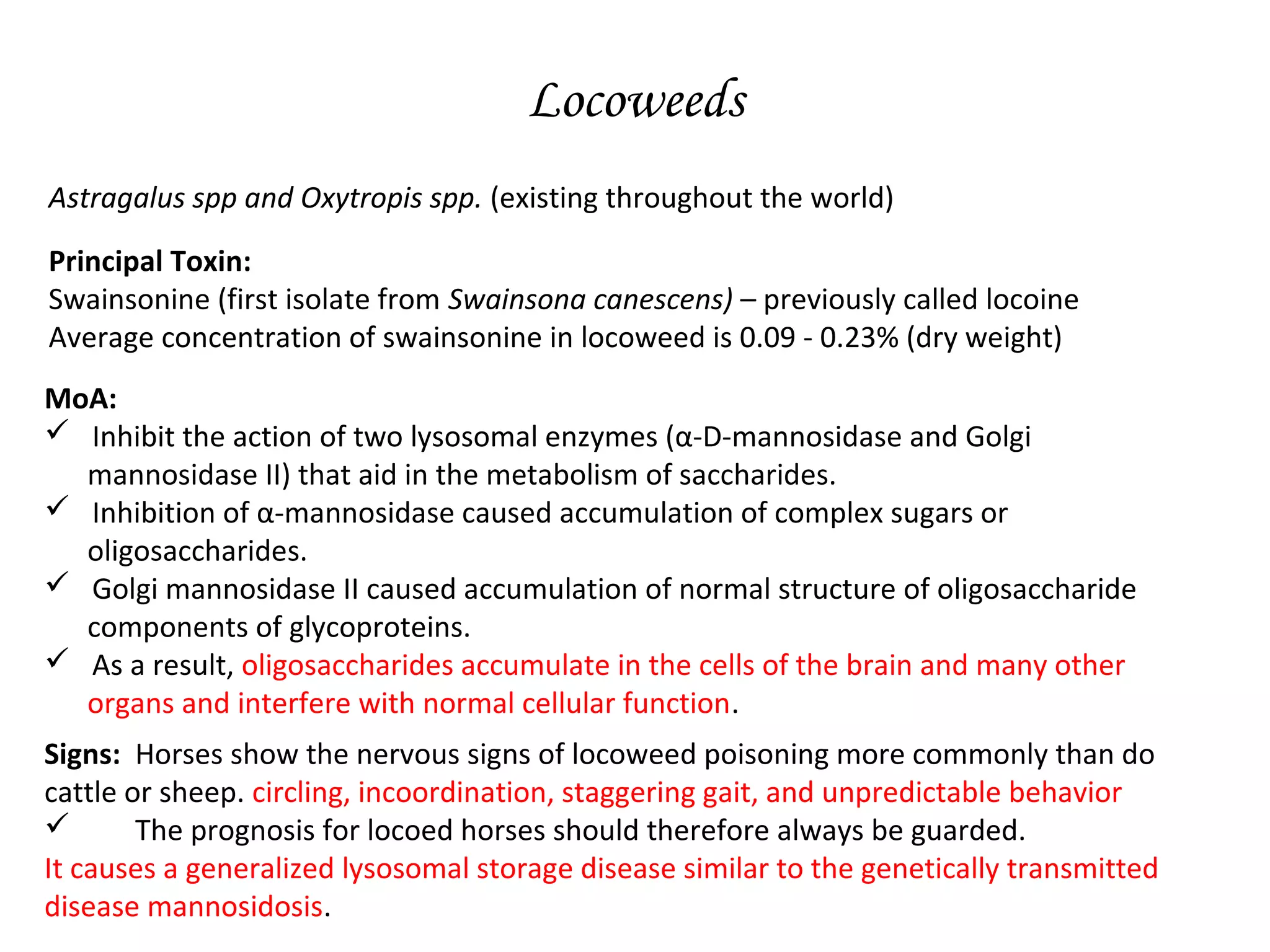 Pathology & pathogenesis of different toxins, poisons other than ...
