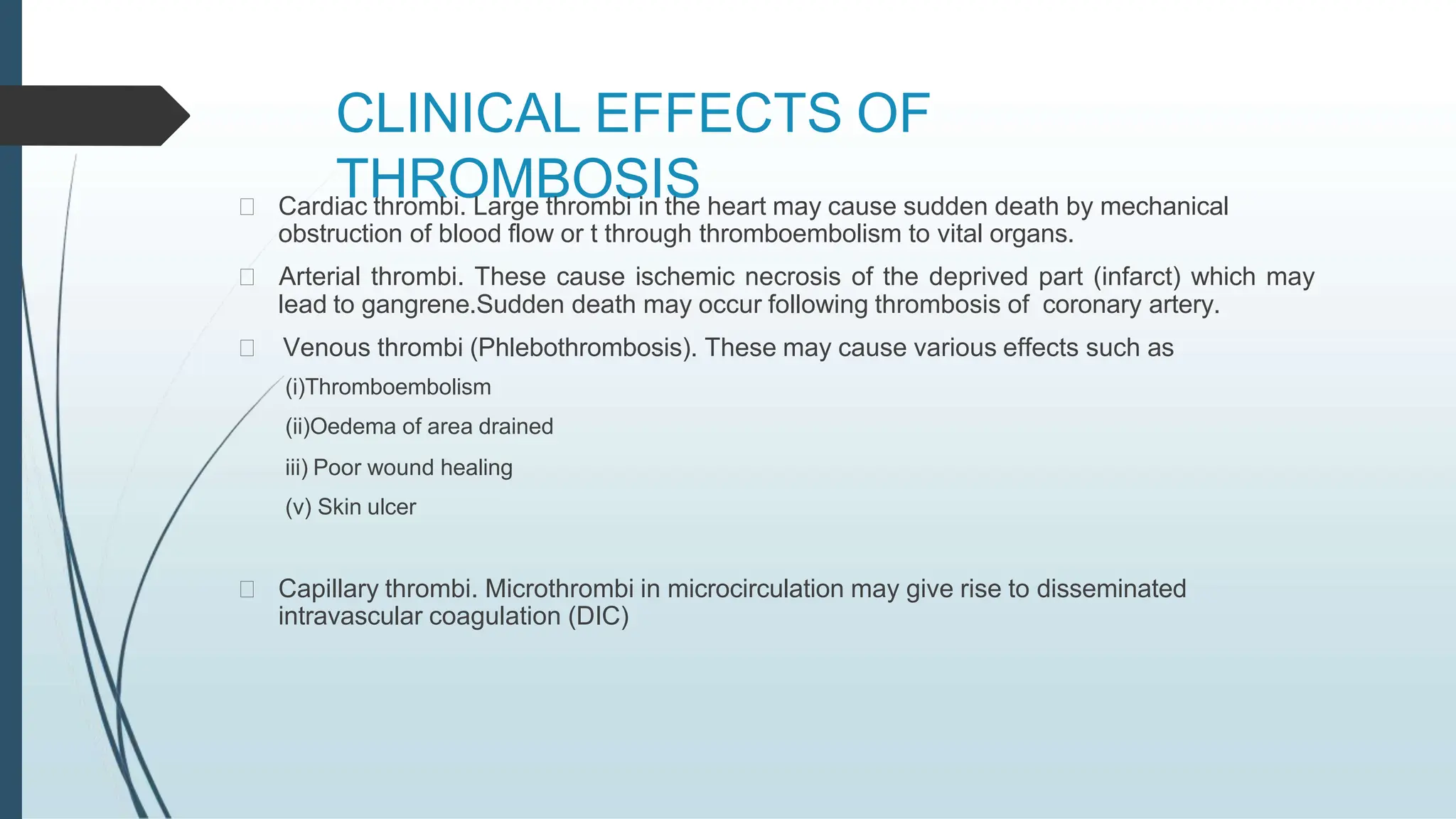 PATHOLOGY PPT.pptx thrombosis and cancer | PPTX